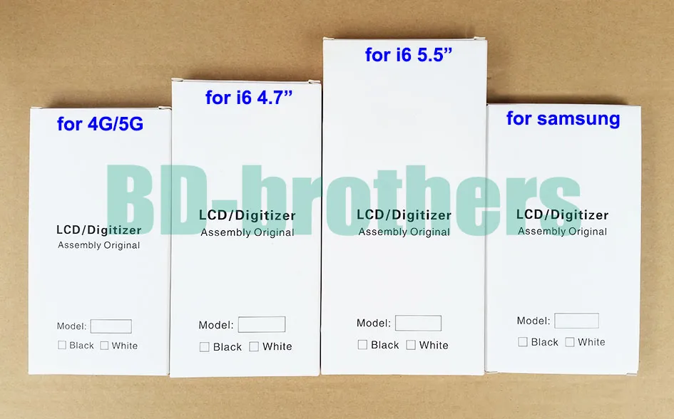 Wihte Paper Box With EVA Filler Case For IPhone 4, 5, 6 4.7/5.5 And ...