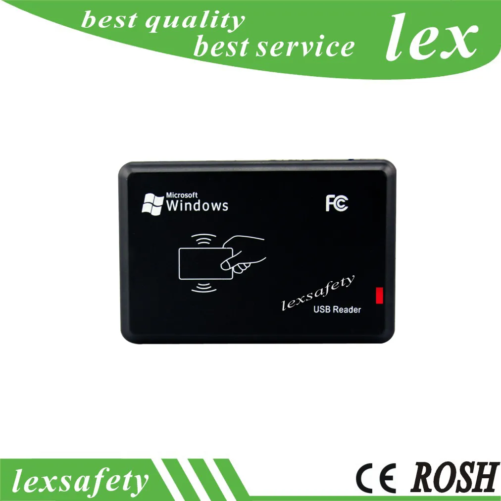 USB HID 13.56MHz Contactless Smart Card Reader Writer For CPU, NFC, M1 ...