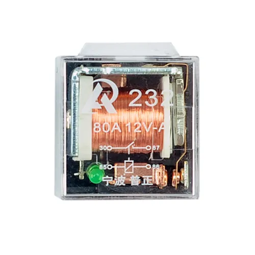 Car Relay 12V 80A SPST Relay 4 Pin + Socket 4 Prong Wire Transparent ...