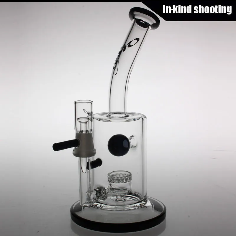 The Newest Arrival TORO Glass Jet Perc Heavy Blue Leprechaun Glass Bong ...