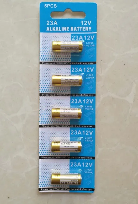 23A 12 Volt Battery 1000 Blister Card 12V 23A Alkaline Battery A23 MS21 ...