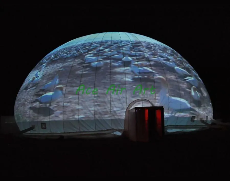 Large Inflatable Planetarium Dome Tent Portable Outdoor Projection ...