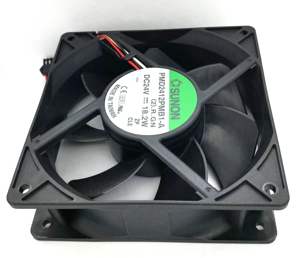 12V Window Fan, 12V High Speed Fan 120mm X 38mm Cooling Blower, 24V DC ...