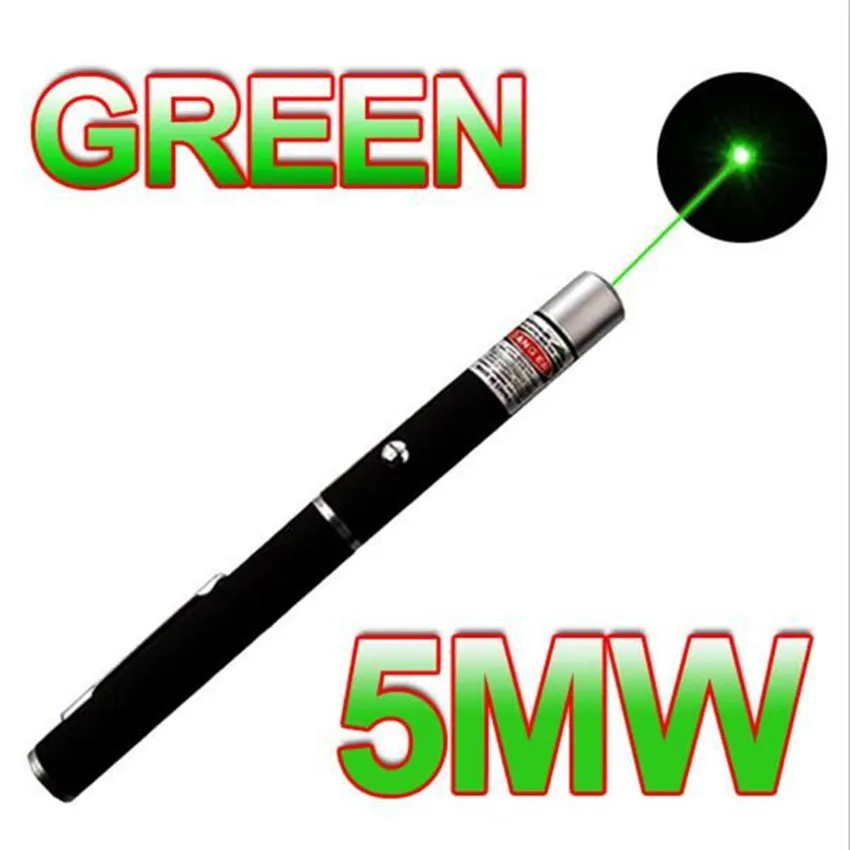 DHgate.com:Powerful Green Laser Pointer Pen 5mW 532nm Beam for SOS ...