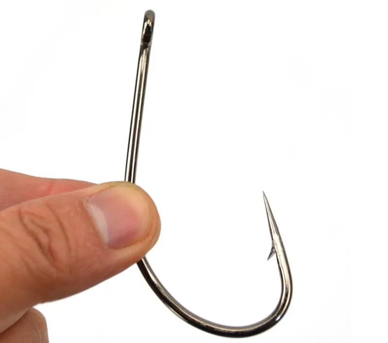 Giant Fish Hooks 40# 8CM Strong Shark Fishing Hooks Carbon Steel High ...