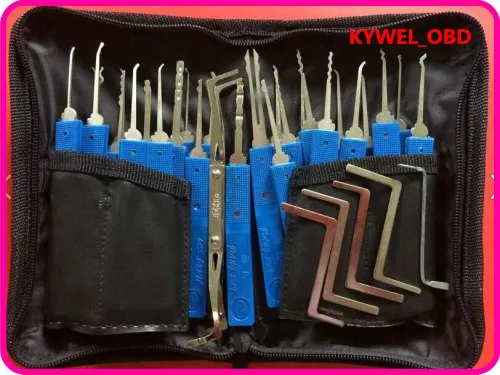 Professional Lock Pick Set With Stainless Steel Handles And Carry Bag ...