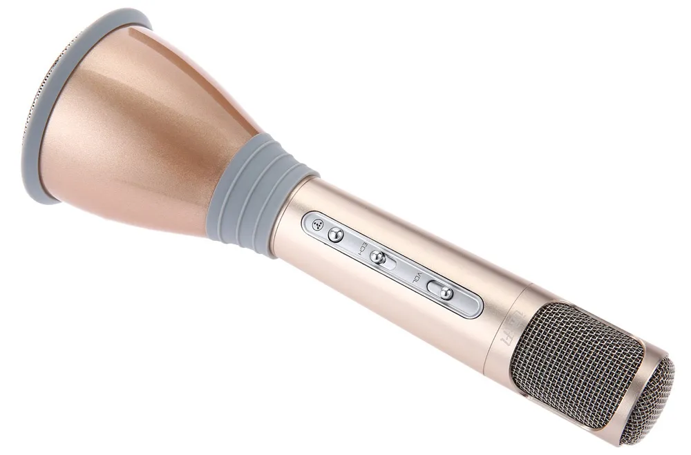 K068 Micrófono Inalámbrico Bluetooth Microfone Con Micrófono Condensador Mini Reproductor De ...