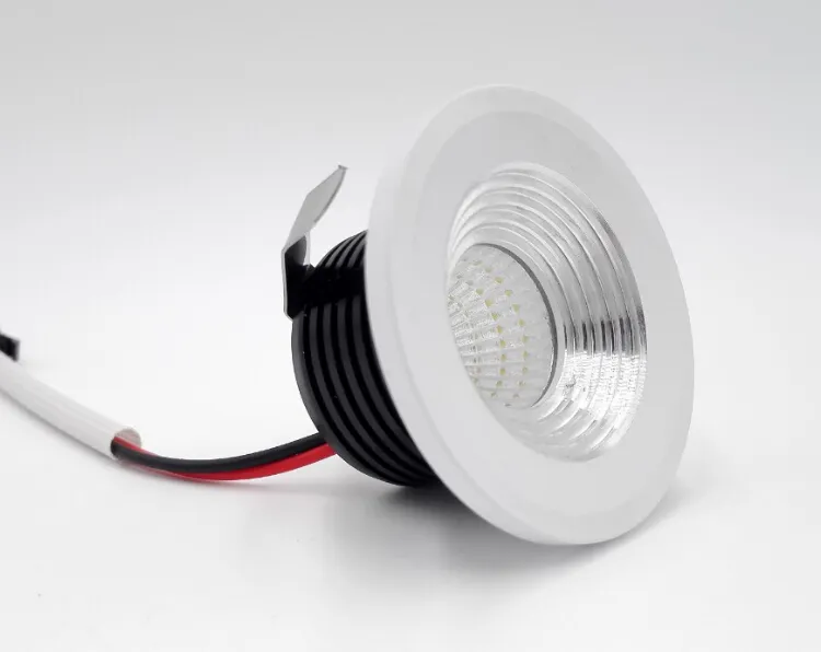 Dimmable Mini LED COB 12v Dc Downlights With COA For Jewelry, Bookcases ...