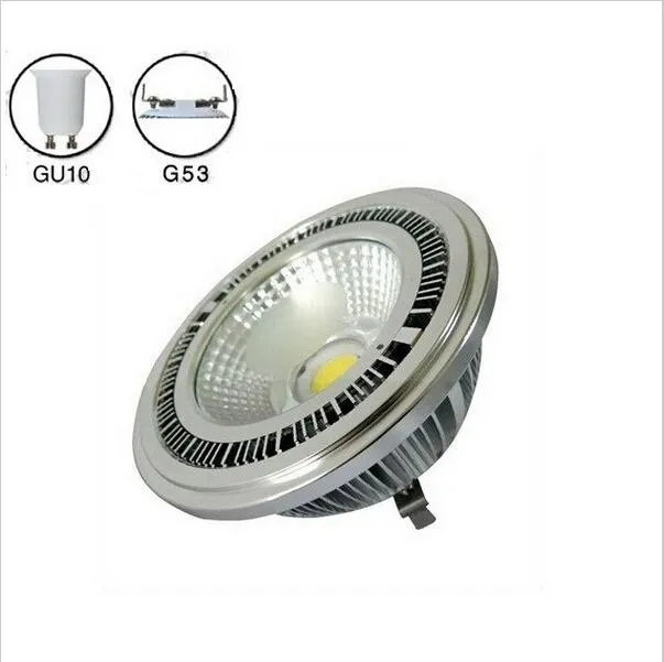 AR111 LED Spotlight, 10W COB Warm/Cold White, G53 GU10 Base, 3 Year ...