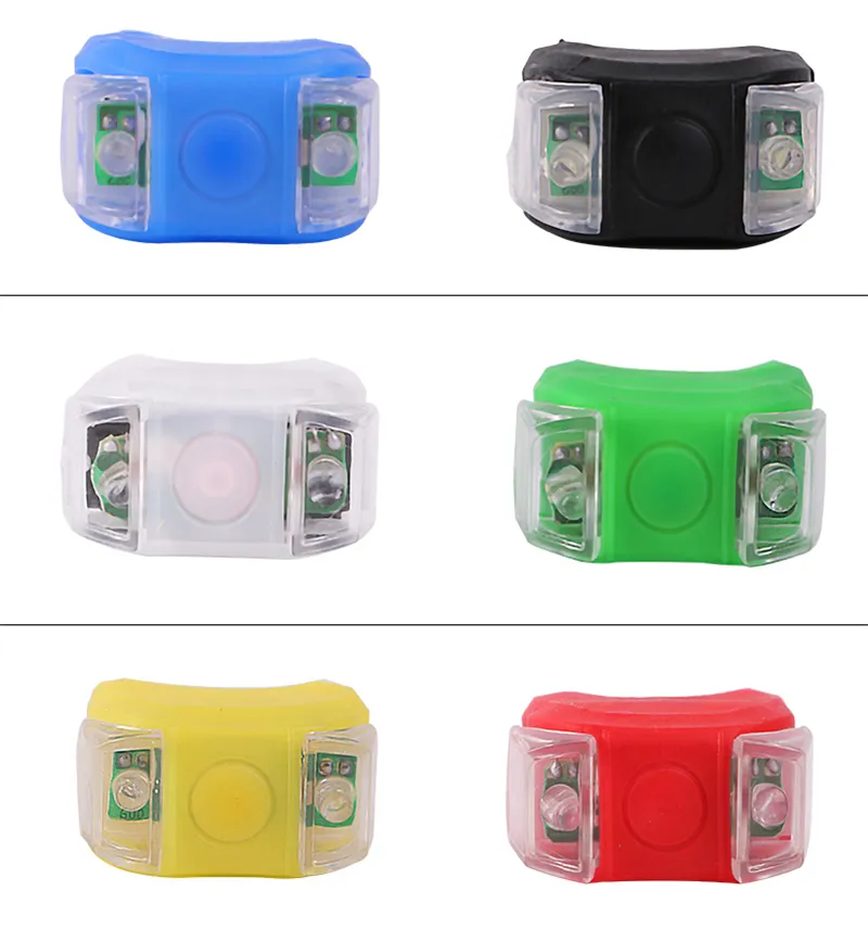 Mini Portable Bike Light Set - Bright LED Bicycle Headlight Taillight ...