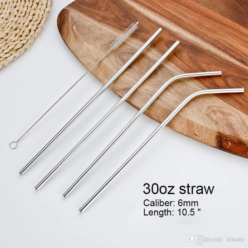 Wide Stainless Steel Metal Drinking Straws For... From Zmore, $0.24 ...