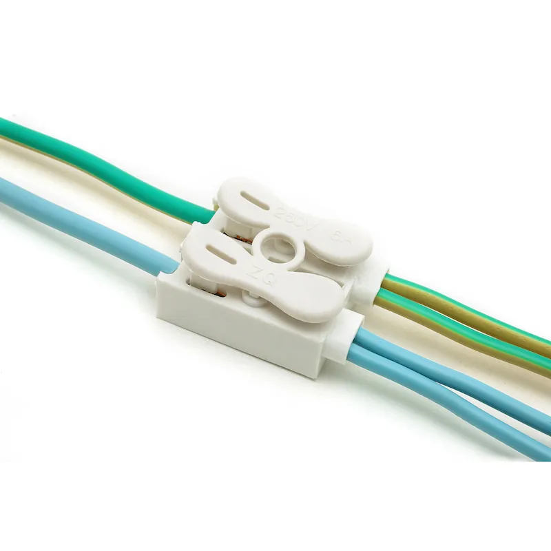 Wholesale Self Locking Spring Wire Connectors, 20 Pack 2 Port White ...