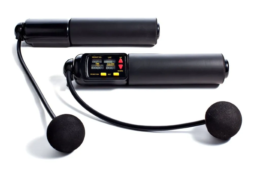 Digital Jump Ropes Wireless Cordless Jumping Rope With Calorie And Jump ...