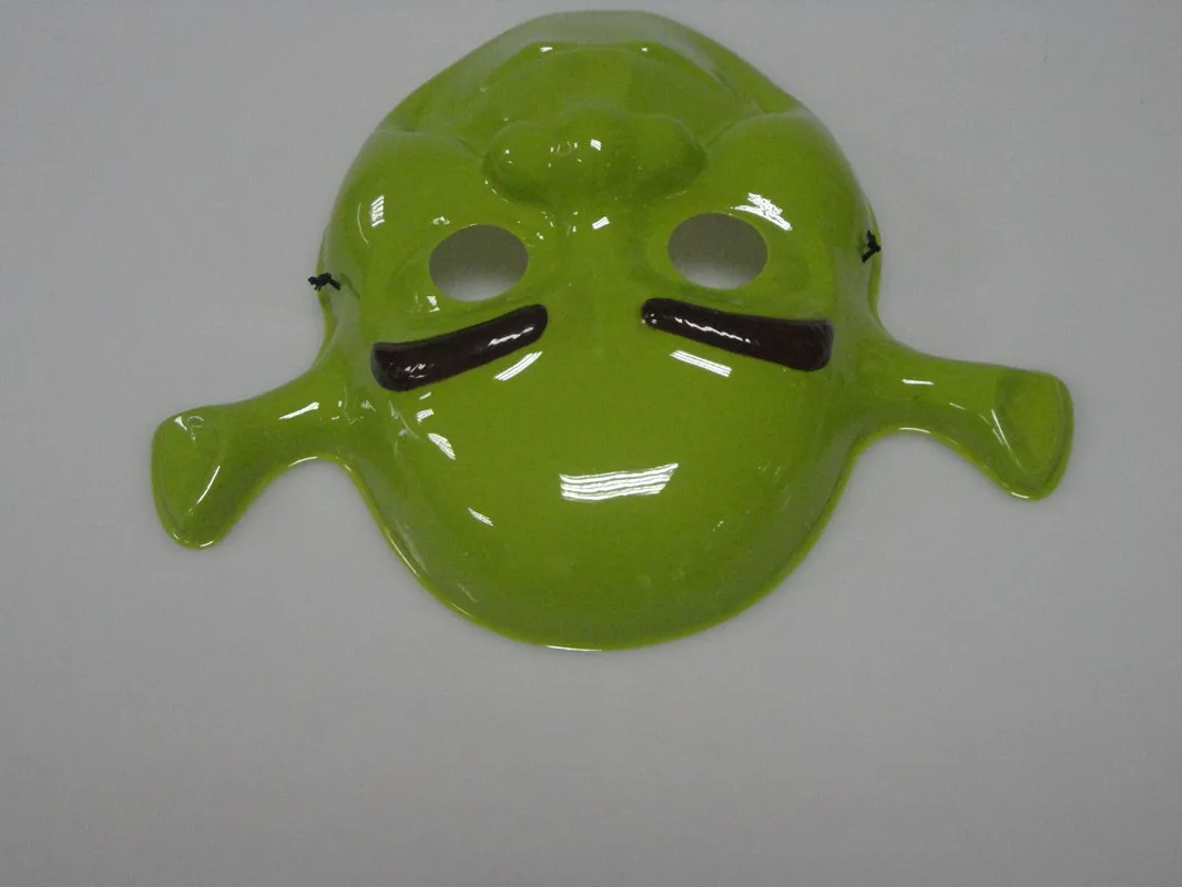 Shrek Halloween Cosplay Mask Eco Friendly PVC Makeup For Kids And ...
