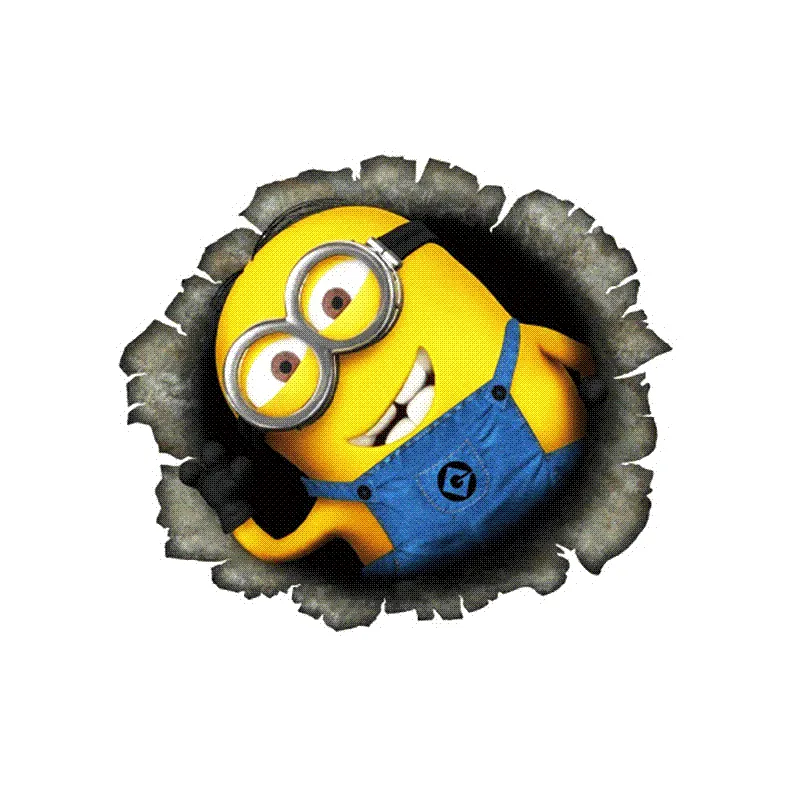 OTOKIT 3D Despicable Me Minions Lindo Pegatina Divertido De La ...
