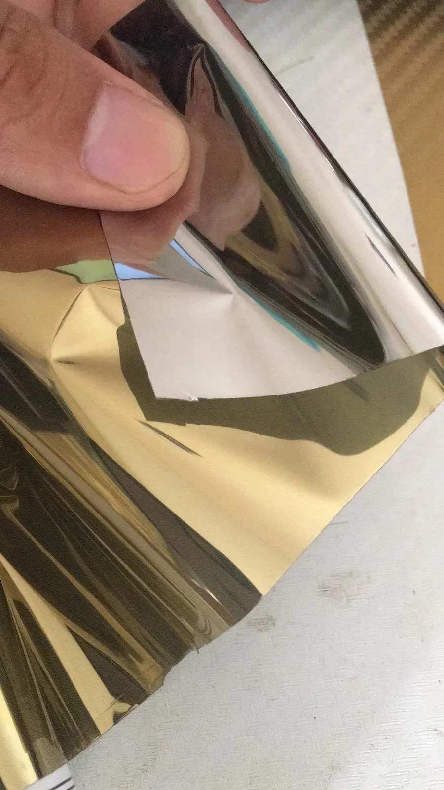 SELF ADHESIVE Blue Mirror Chrome Wiindow Tint Ratatouille Film 1.52x30M ...