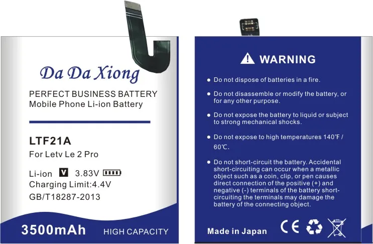 Letv LeEco Le 2 X620 / X520 Replacement Battery | 3500mAh LTF21A From ...