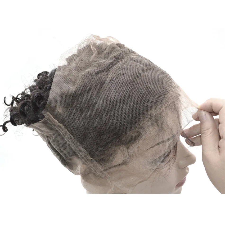 360 Lace Frontal Brazilian Virgin Hair Customized 22*4*2 Lace Frontal ...