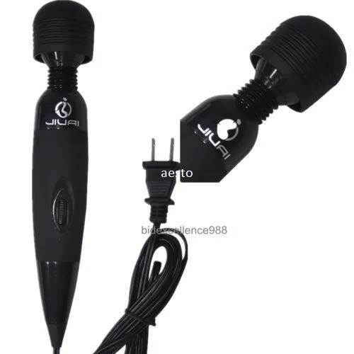 Powerful Mini Magic Multispeed Adjustable Personal Wand Massager Vibrator Black #B691 From Akgxt ...