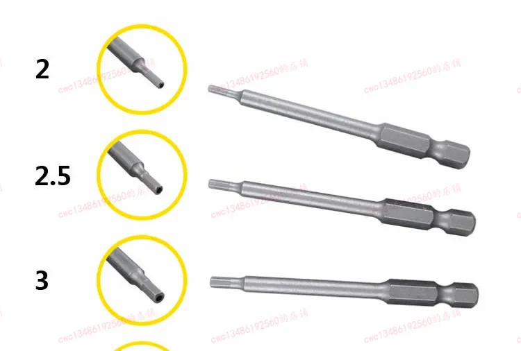 Star Shaped Screwdriver Bits Set Phillips And Hex Head Batch For ...