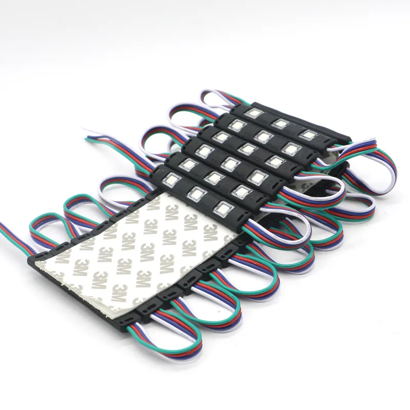 DHgate.com:Waterproof IP67 RGB Injection LED Modules with Lens - DC 12V ...