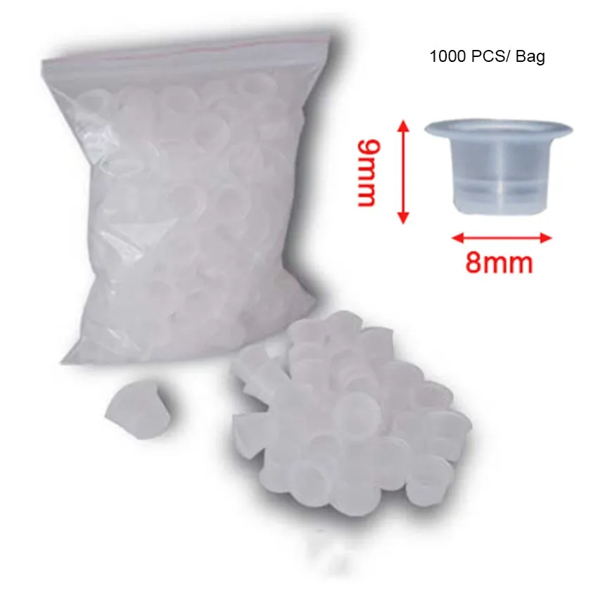 DHgate.com:Small Plastic Tattoo Ink Cups Caps Supplies - 1000Pcs/Bag ...