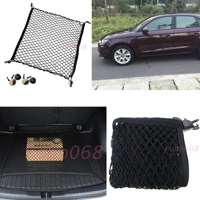 DHgate.com:Black Nylon Car Rear Trunk Cargo Net Organizer for Audi ...