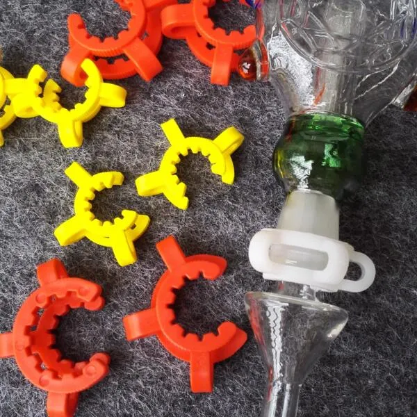 Joint Clips: 10mm, 14mm, 19mm Color Plastic Keck Clips Lab Clamp Clip ...