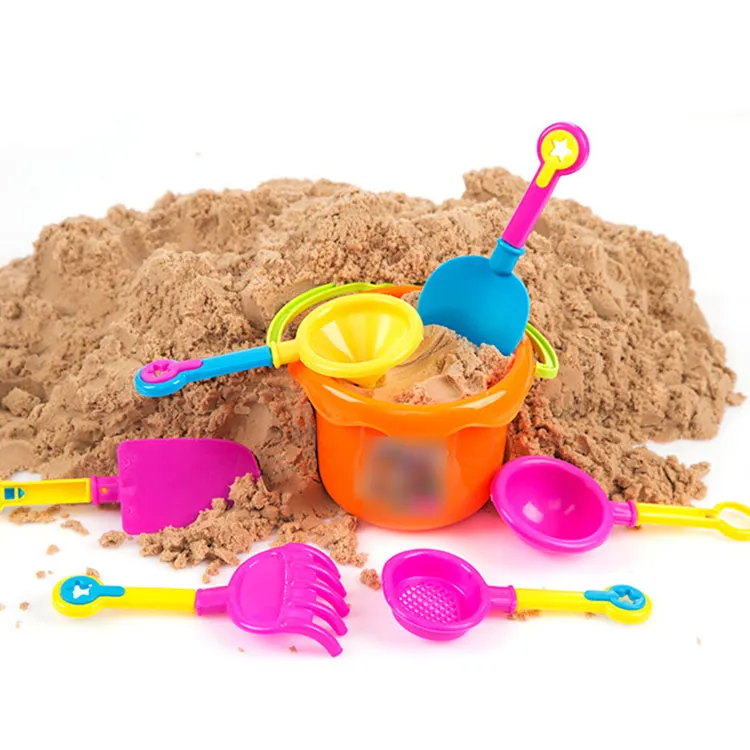 9 PCS Kids Beach Toys Set Sand Castle Bucket Spade Rake Rake Water Tools Gift for Children Outdoor Fun Beach Game