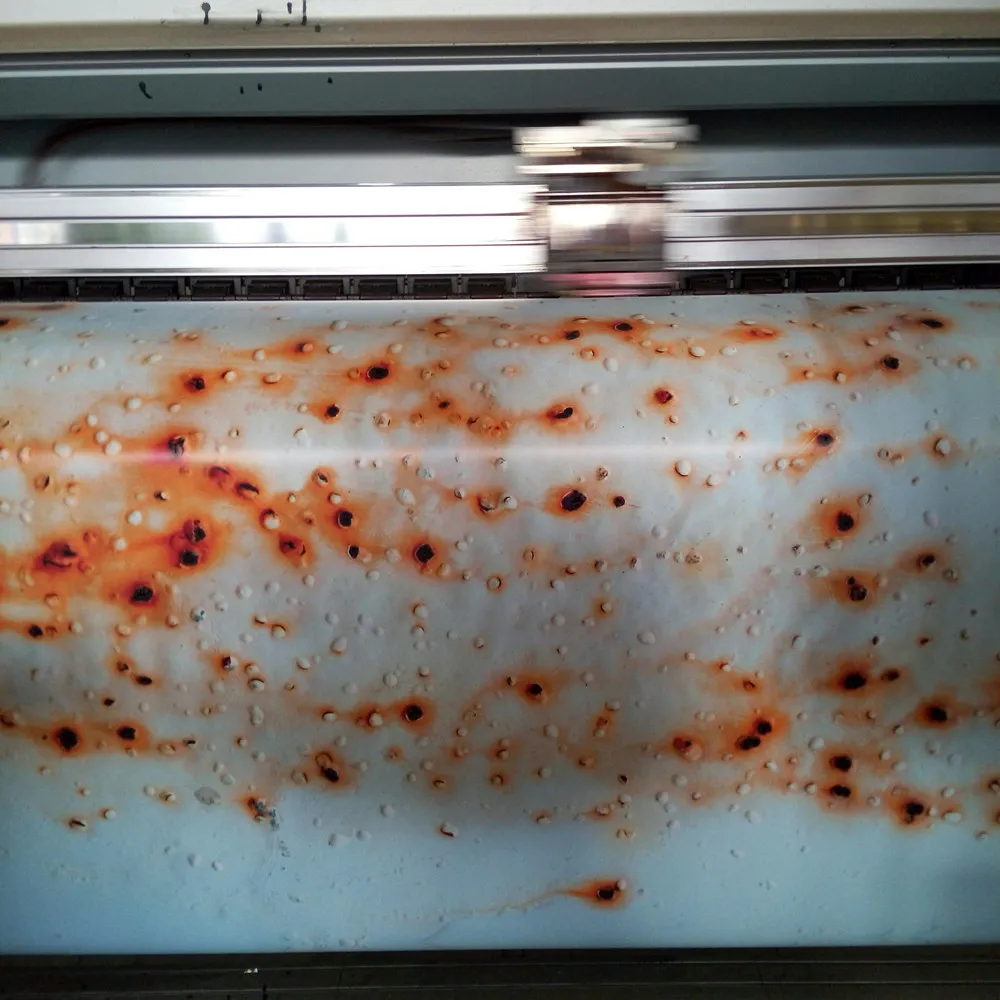 Matte Rust Vinyl Car Wrap Film With Printed Static Cling Stickers For ...