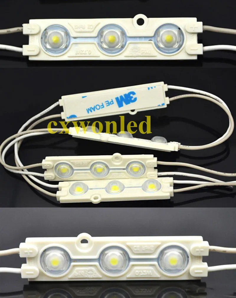 Waterproof 12v Led Module Light With Lens 2017 Newest IP65 SMD 5630, 3 ...