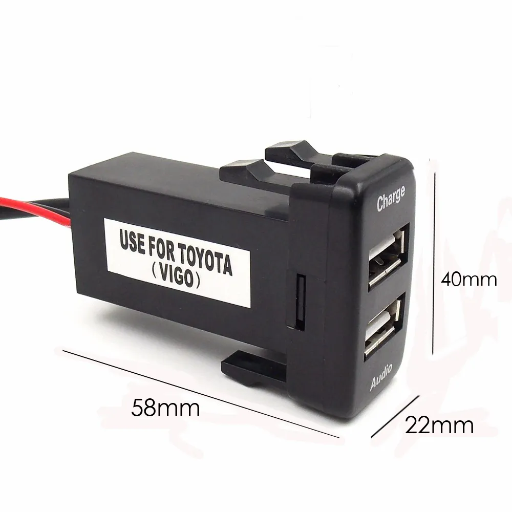 Intelligent Dual USB Cars With Wireless Charging With 12V USB Port And ...