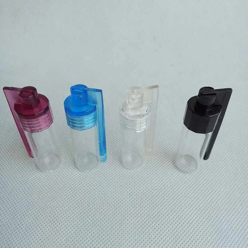 Stainless Steel Pill Box 36mm/51mm Acrylic Plastic Snuff Dispenser With ...