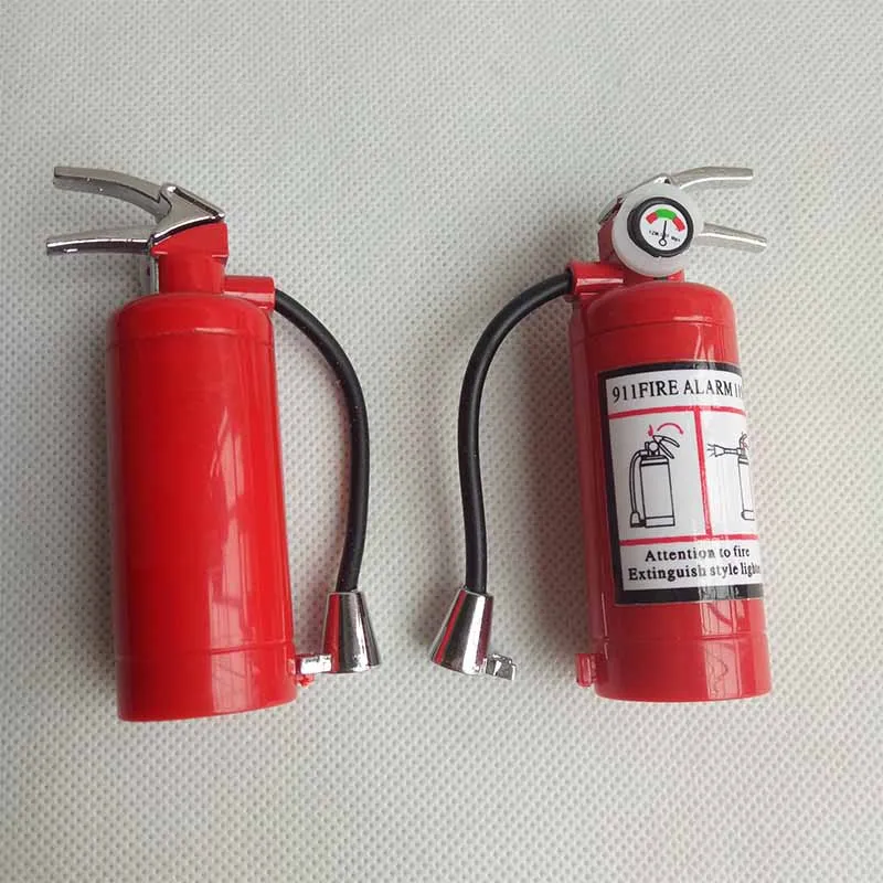 Fire Extinguisher Style Butane Torch Lighter with LED Flashlight ...