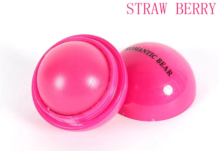 Lip Balm Container: Round Sphere Lip Pomade Natural Moisturizing Lip ...