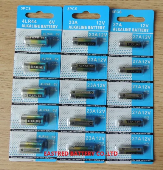 400 Pack 4LR44 6V Alkaline Batteries Mercury Free 476A Dry Cells Long ...