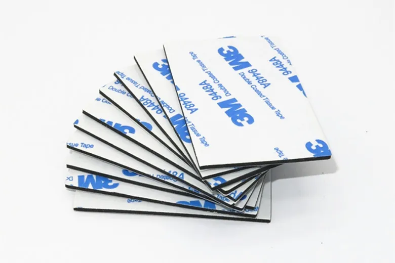 DHgate.com:20pcs Strong Adhesive Double Sided Foam Tape Pads - 50x60mm 3M 9448A Black Mounting ...