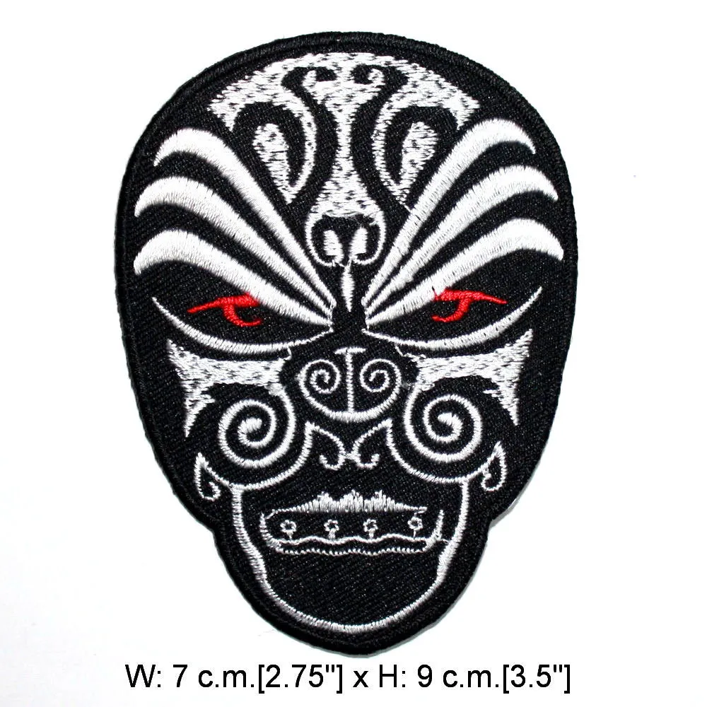 Hannya Mask Patch: Japanese Oni Kabuki Noh Spirit Emblem ، 2.75x3.5 من ...