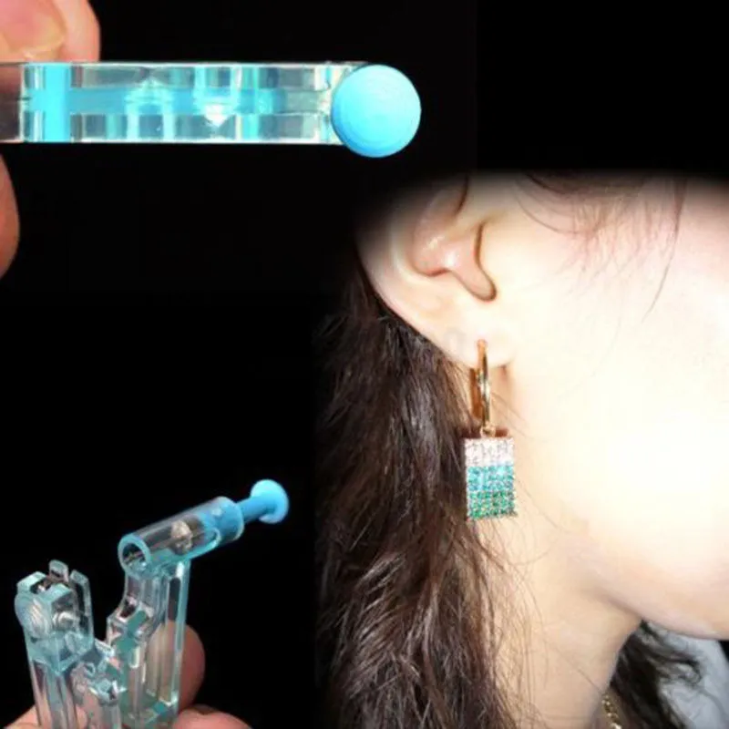 Sterile Ear Piercing Kit - Disposable Safety Ear Piercing Gun with Stud ...