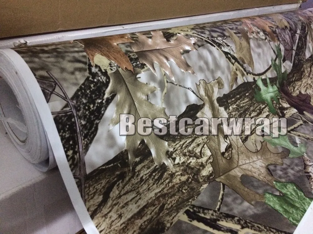 Matte Finish RealTree Camo Vinyl Wrap Mossy Oak Tree Leaf Camouflage ...