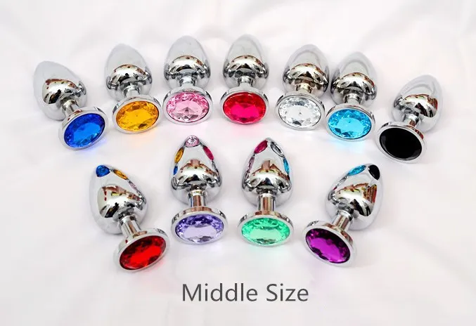 DHgate.com:Stainless Steel Anal Plugs, Middle Size Gay Fun Buttplugs ...