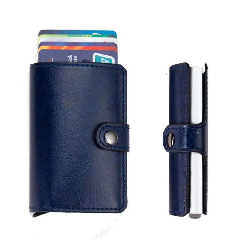 Mini Wallet with Automatic Slide Card Holder - Credit Card Case ...