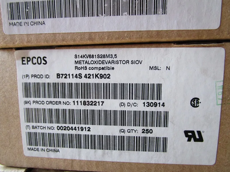 14V AC DC Adaptor EPCOS Varistor B72114S421K902 Inverter Surge ...