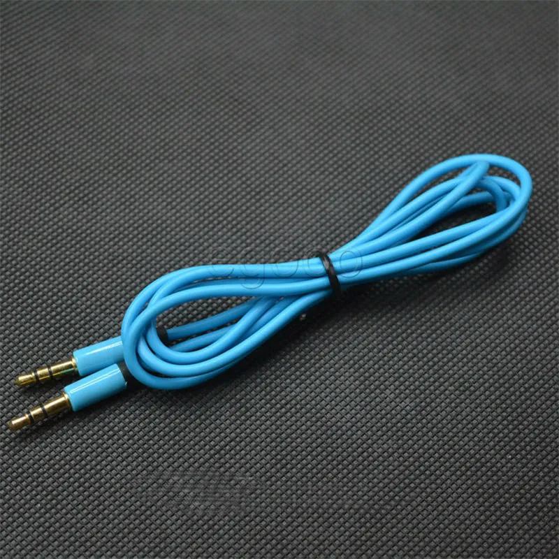 Portable Aux Cable Auxiliary 3.5mm Male To Male Audio Cable 1.2M Stereo ...