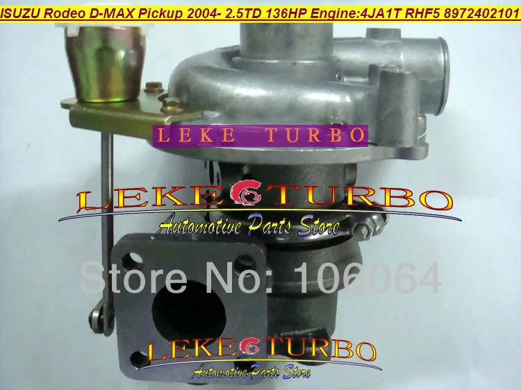 Turbo Cartridge CHRA RHF5 VIDA 8971856452 8972402101 For ISUZU D MAX ...