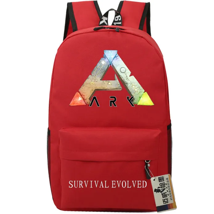 DHgate.com:Red Steam ARK Backpack, Word Icon School Bag, Survival ...