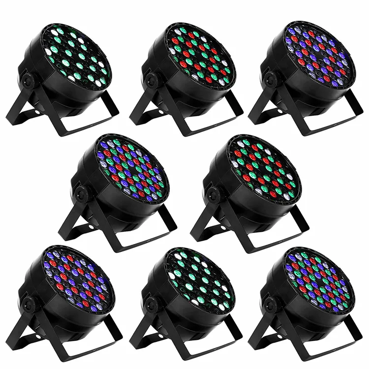 DHgate.com:Upgraded!LED Par Lights, 54X3W DMX 512 Control Stage Lights ...