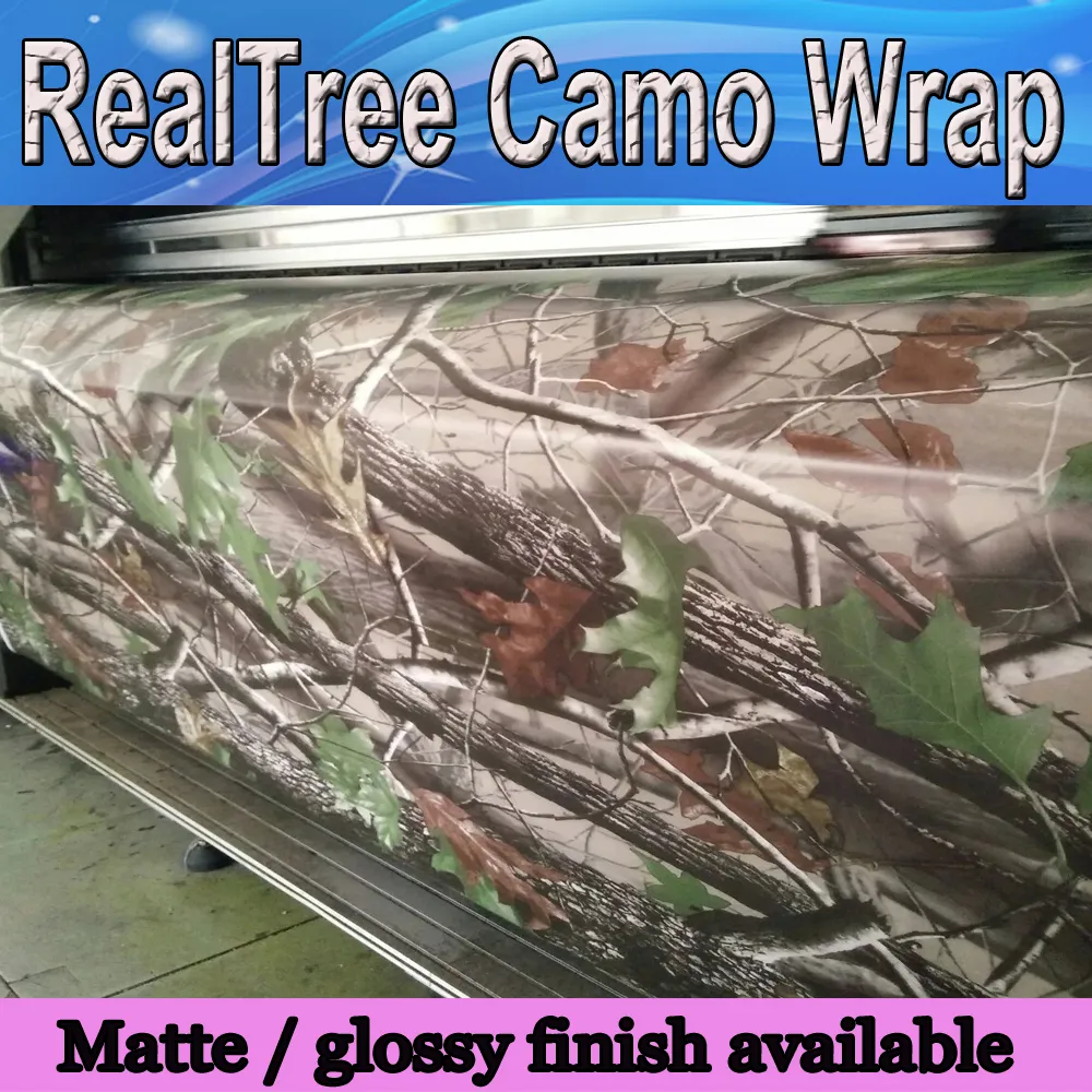 Realtree Camo Vinyl Wrap: 1.52m X 20m 5ft X 65.6ft Matte Car Wrap Film ...