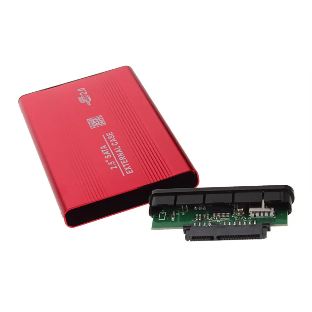 5 SATA To USB 2.0 External Hard Drive Enclosure, Aluminum Magnesium ...