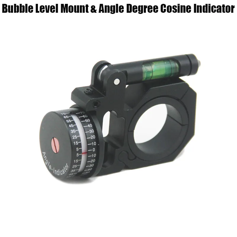 Universal 25mm/30mm Scope Rings Flippable Bubble Level Mount And Angle ...